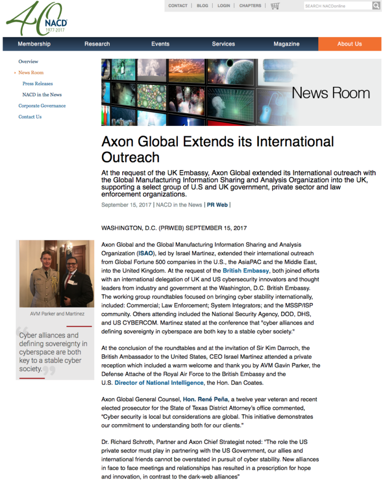 Recognitions | Axon Global Services